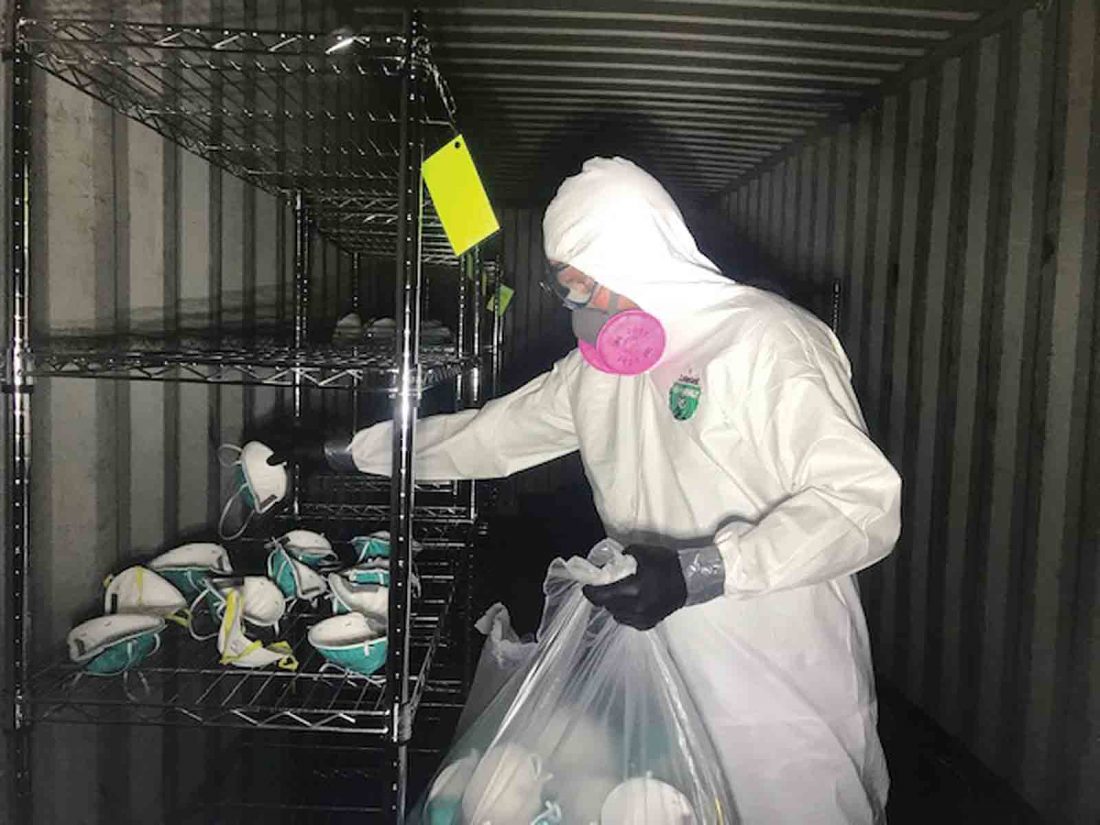 Mask, filter decontamination unit set up for first responders | News ...